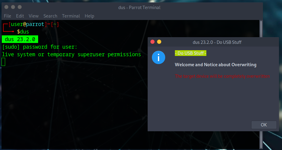 Persistent partition | ParrotOS Documentation