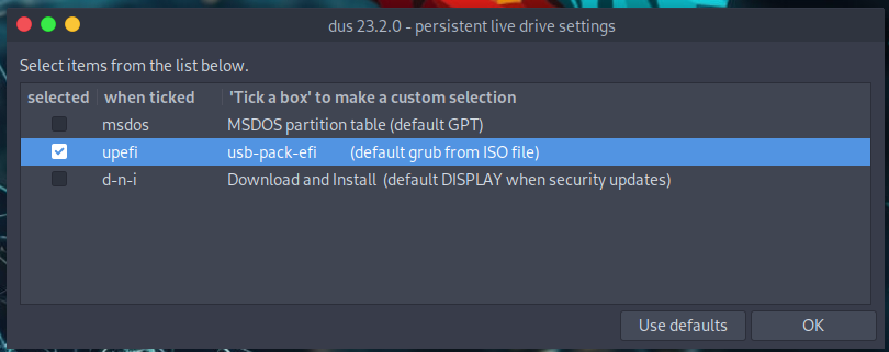 Persistent partition | ParrotOS Documentation